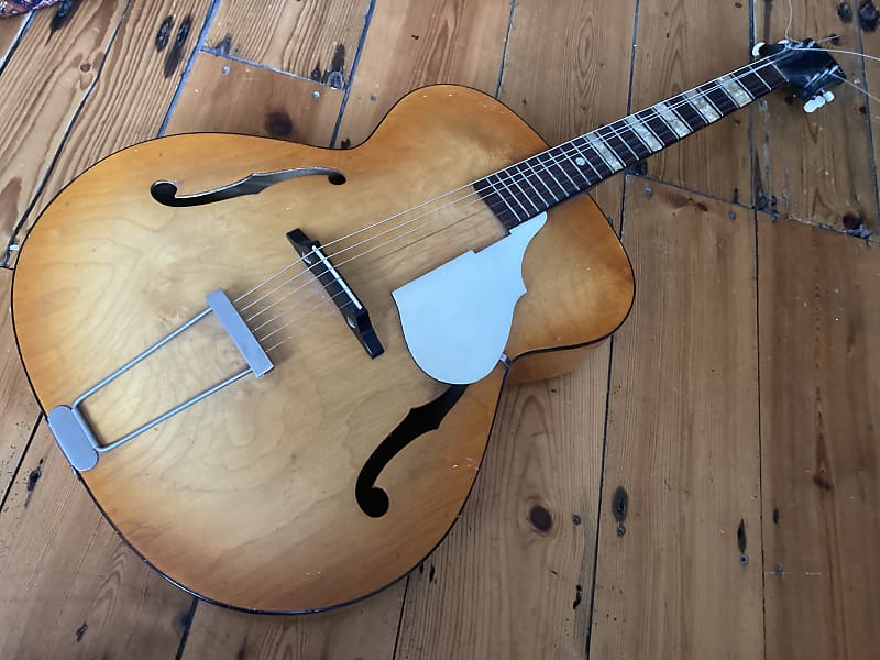 Vintage Circa 1950s Archtop Jazz Guitar Project Spares | Reverb UK