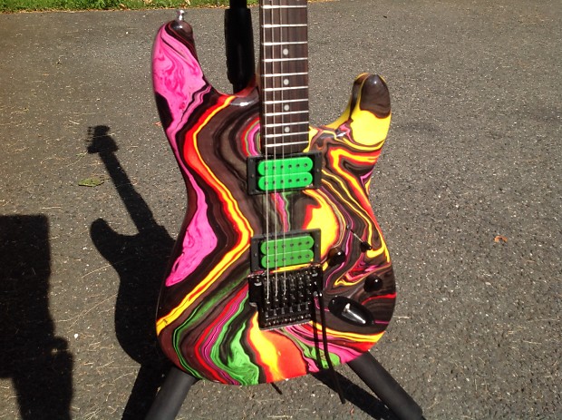 Super Strat 2010 Multi- color, Custom Made | Reverb