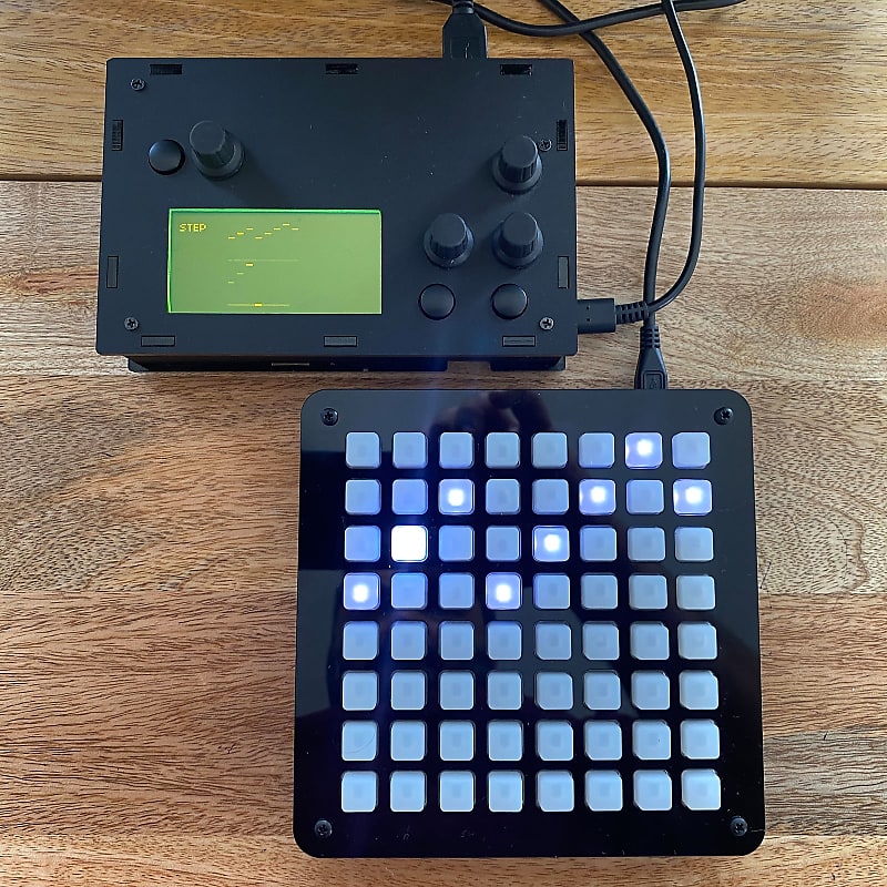 Monome grid DIY neogrid 2023 - black | Reverb