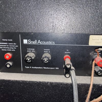 Snell Acoustics Type A Mid 80s - Cherry | Reverb