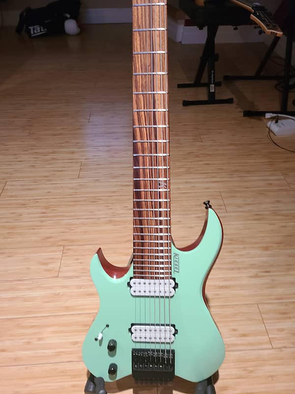 Kiesel Vader 8 string 2021 - Soafoam green | Reverb