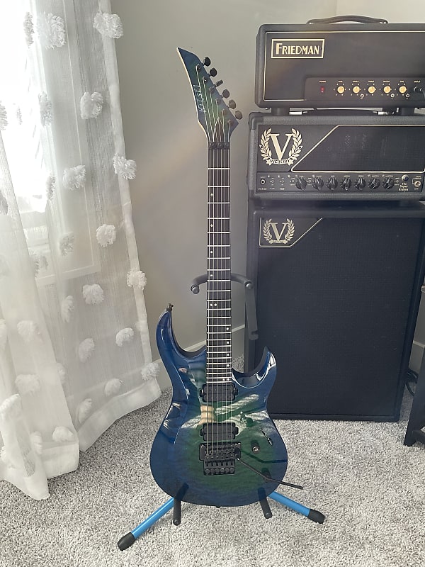 Kiesel Aries 6 HH- Dragon Burst - Black Limba | Reverb