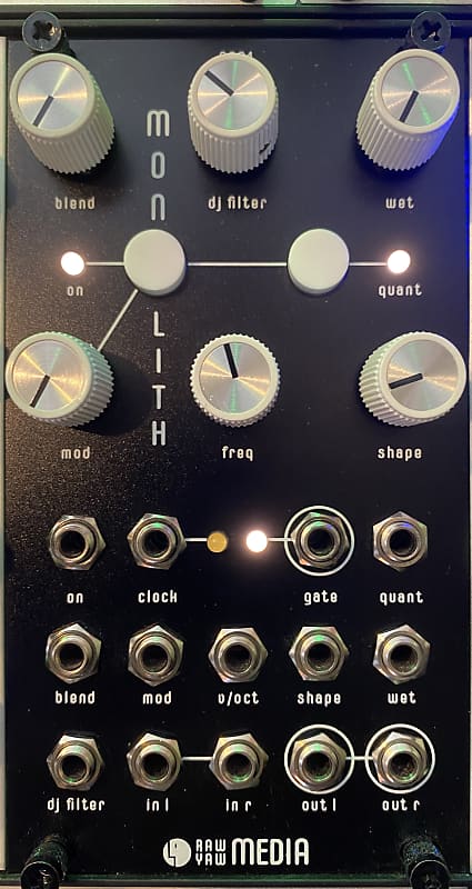 Raw Yaw Media Monolith Pitch Shifting FM Reverb 2021 - Black | Reverb