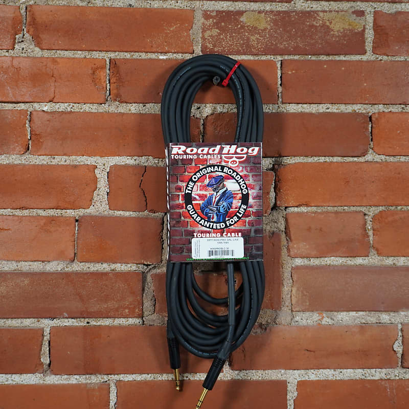 Road Hog Pro Balanced Audio Cable Neutrik 1/4" TRS 30ft | Reverb