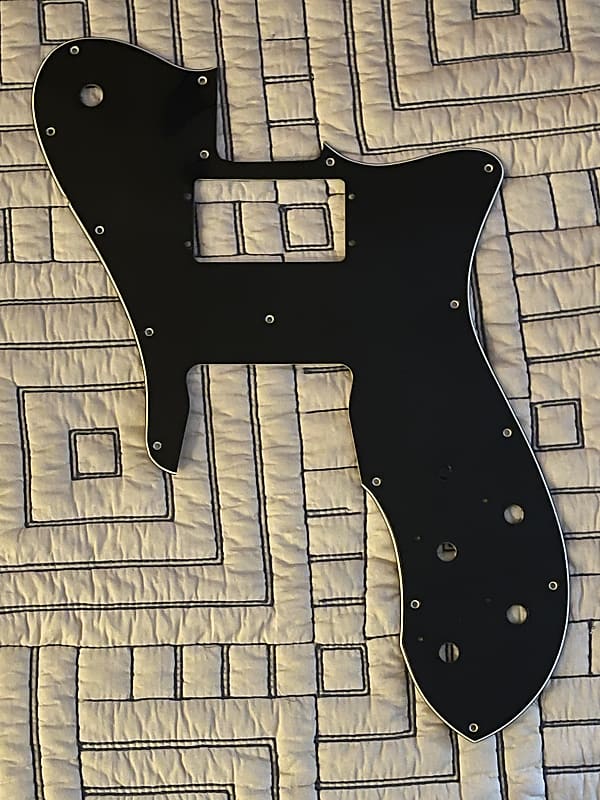 Fender Telecaster Custom Pickguard 1975 - Black | Reverb