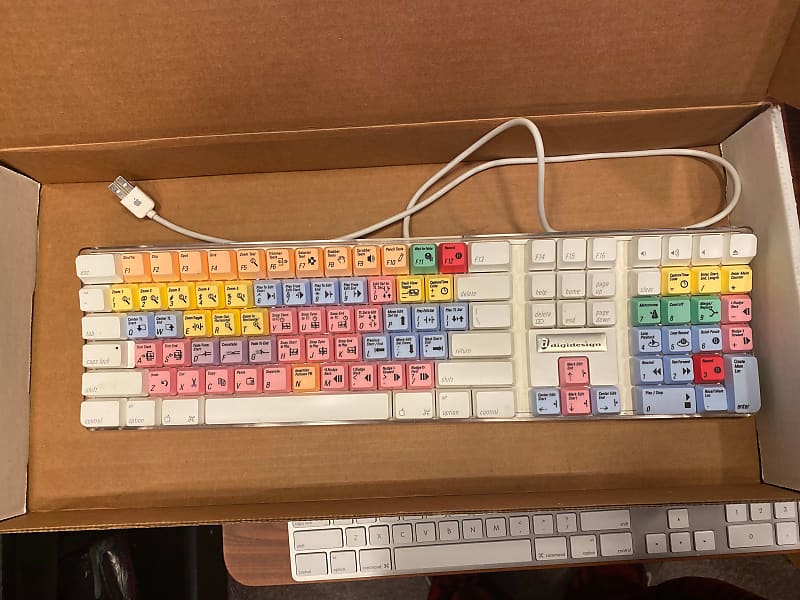 Digidesign Pro Tools USB Custom Keyboard 2000's - White | Reverb