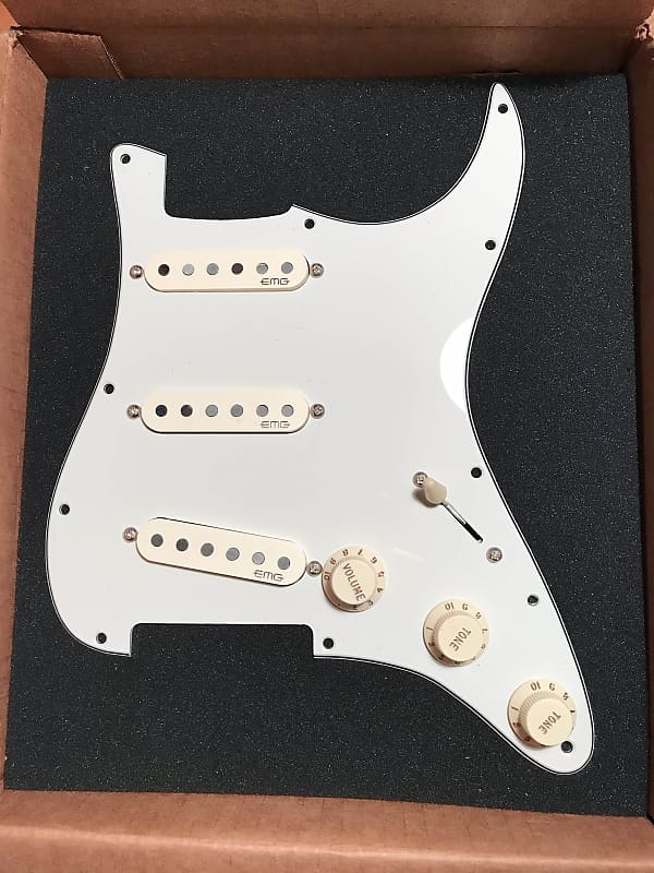 EMG SV/SET-W Active Vintage 1959 Strat Pickup Set Pre-Loaded | Reverb