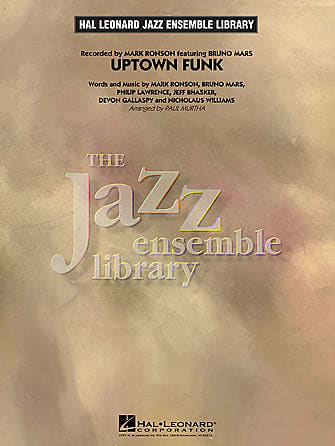 Uptown Funk! Jazz Ensemble Library Score & Parts | Reverb