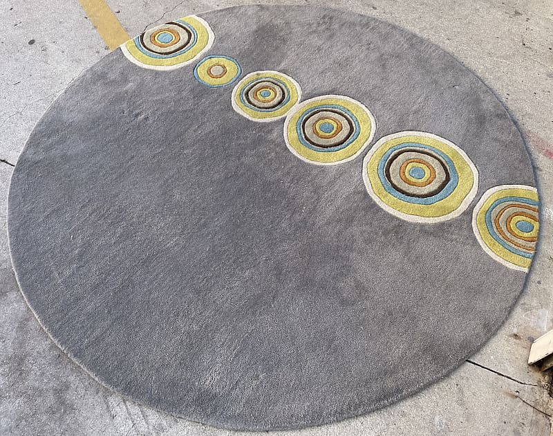 6ft SURYA Round Dampening Rug | Reverb