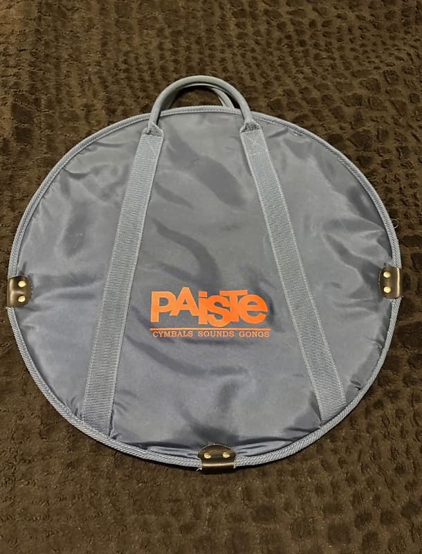 Paiste 20” Cymbal Bag Blue Vintage | Reverb