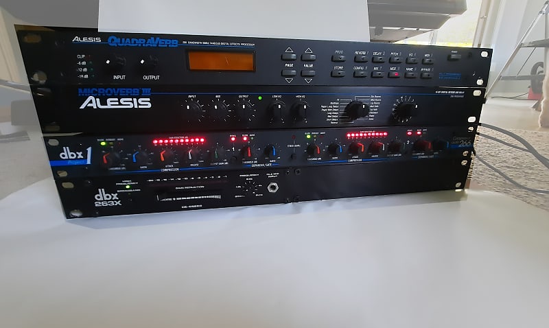 Alesis QuadraVerb and MicroVerb III - DBX 266 Compressor and | Reverb