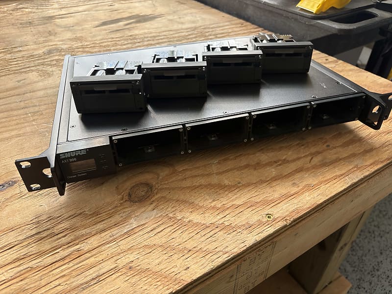 Shure AXT900 Rack Charging Station + 4x SBC-AX Battery | Reverb