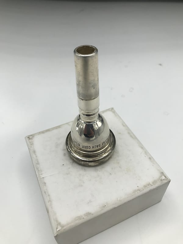 Bach Trombone Mouthpiece 6 1/2 AL Large shank - Silver | Reverb