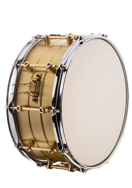 Schagerl Beaver Snare Drum 14"x6,5 brass, raw Current - Brass | Reverb