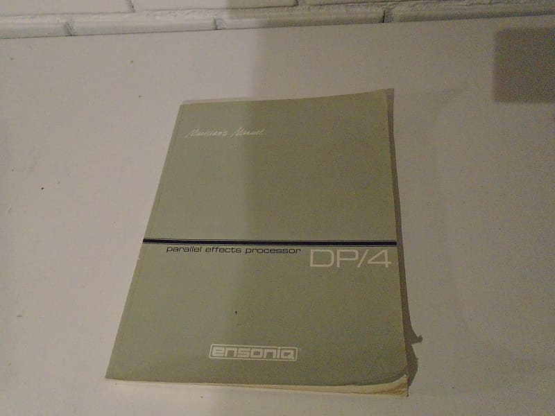 Ensoniq DP/4 Manual | Reverb