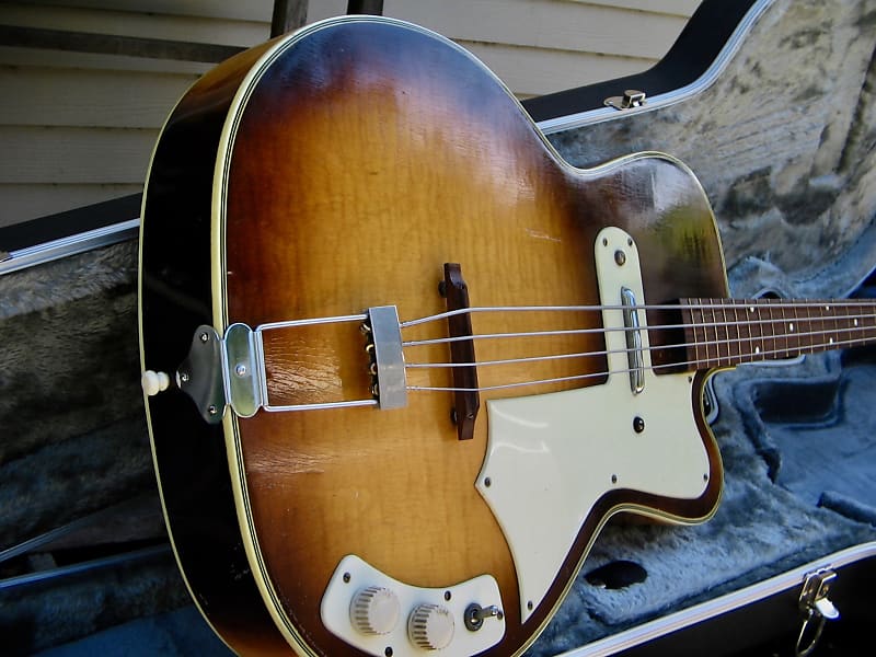 Kay Bass Guitar 1950's - sunburst | Reverb