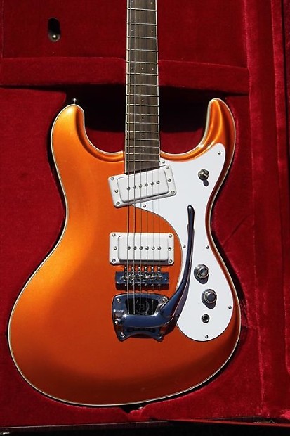 Hallmark 60 custom Mosrite copy 2014 Orange Crate + OHSC | Reverb