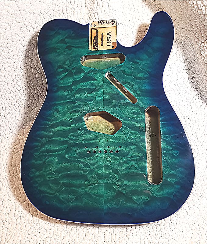 Amazing 5A quilt maple top,USA made,bound Alder body in a | Reverb