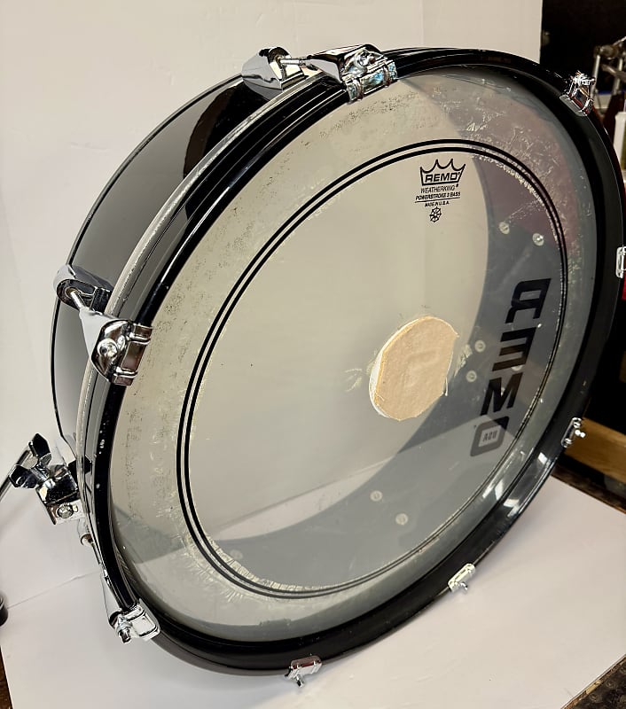Remo Legero - Black 22x6 Bass Drum | Reverb
