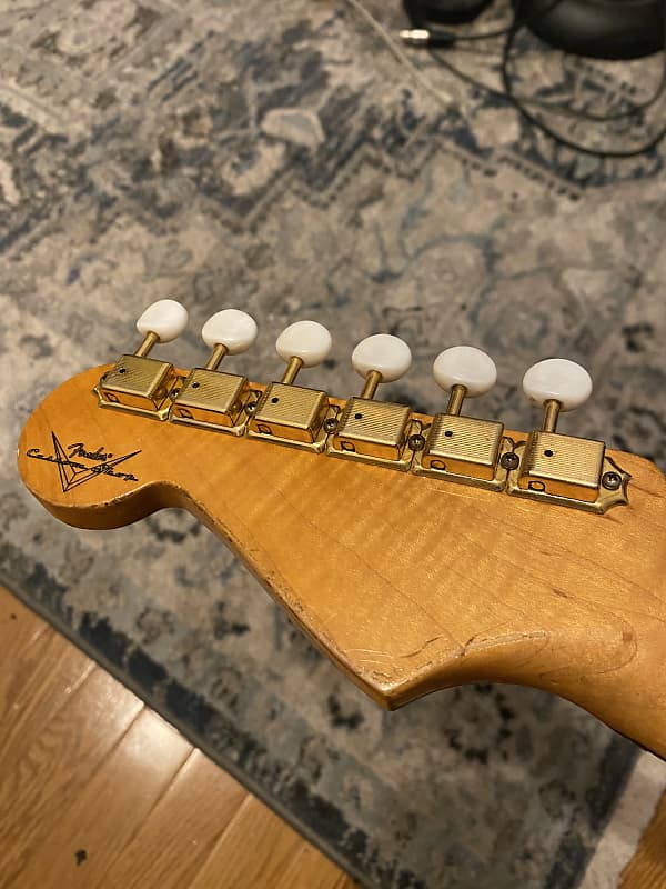 Gotoh Vintage Stratocaster Tuners w/ pearl buttons 2000s - | Reverb