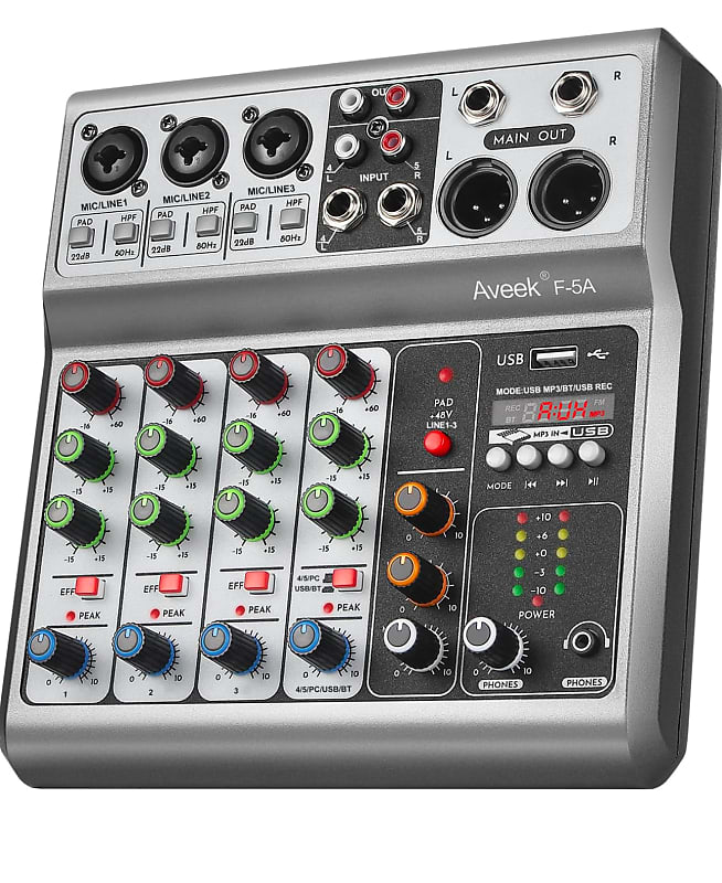 Aveek 5 channel mixer | Reverb