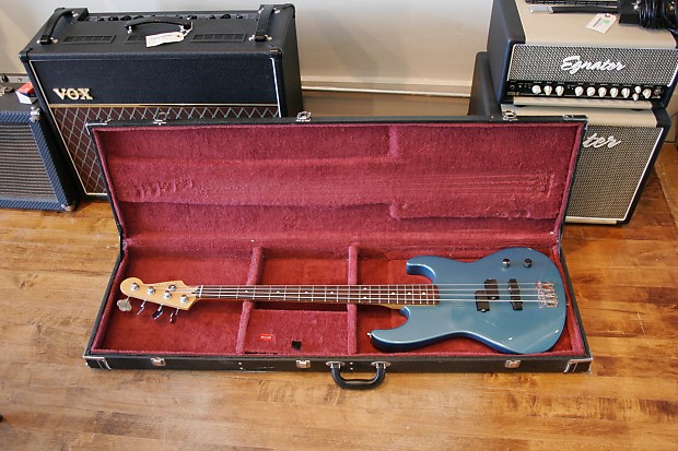 Fender Prodigy Bass 1992 Lake Placid Blue w/ HSC | Reverb