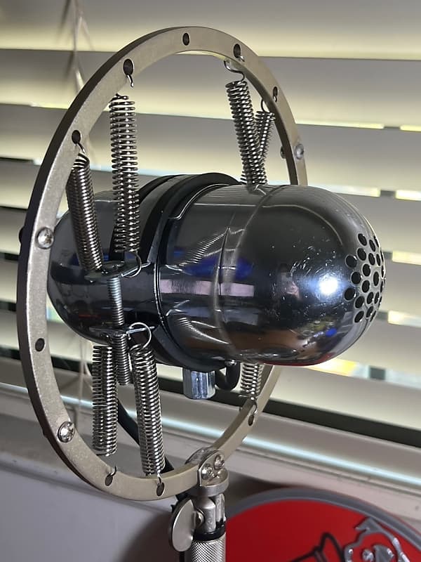 Vintage 1930's Style Ring Dynamic Microphone, working, | Reverb