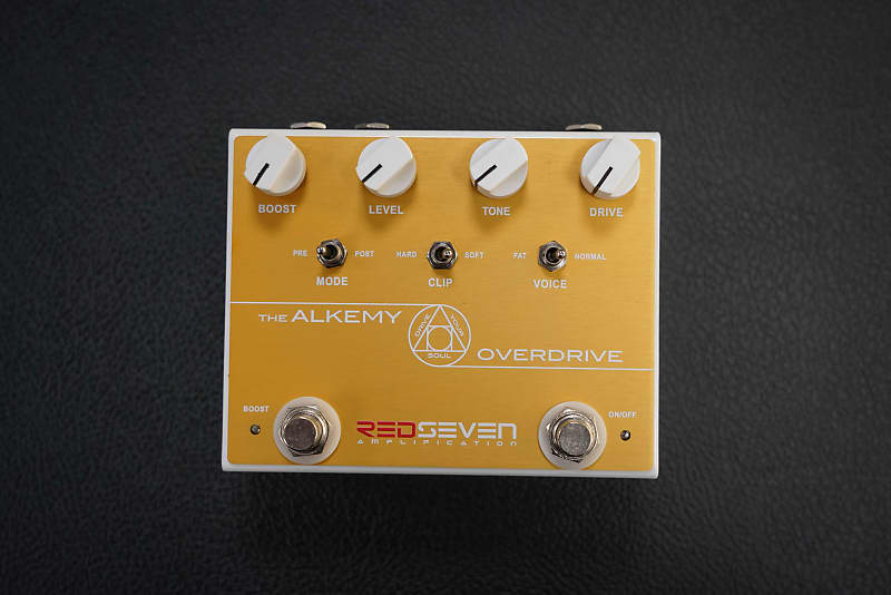 RedSeven Amplification Alkemy Overdrive 2023 Gold | Reverb