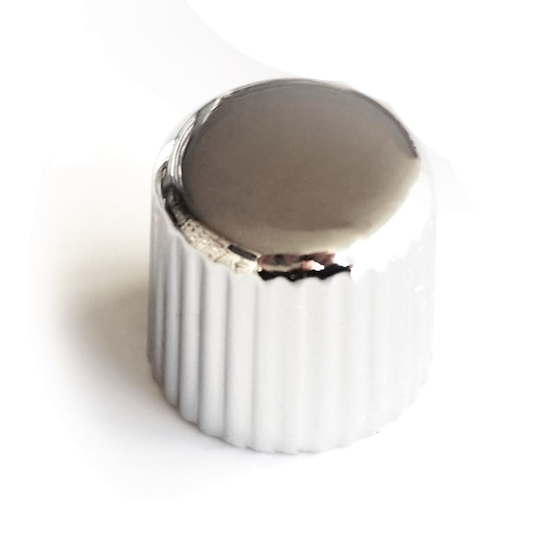 Chrome Vintage Control Knobs for Guitars/Amps - 1x Knob | Reverb