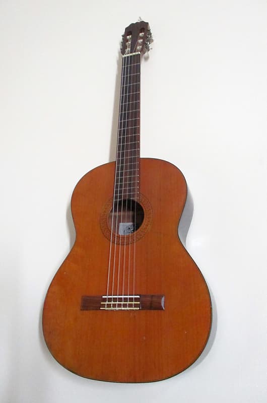 Aria concert 70s cedar top classical guitar lovely action | Reverb UK