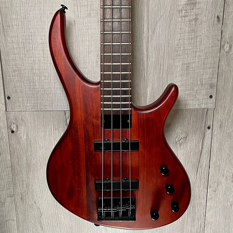 Used Tobias Toby Deluxe IV 4 String Active Bass Walnut Stain | Reverb