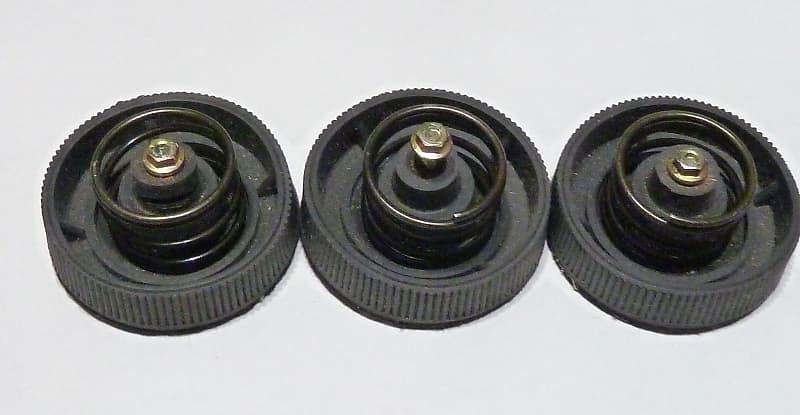 USED 3 TURNTABLE FEET WITH SPRINGS AND SCREWS. 2 INCH OUTER | Reverb