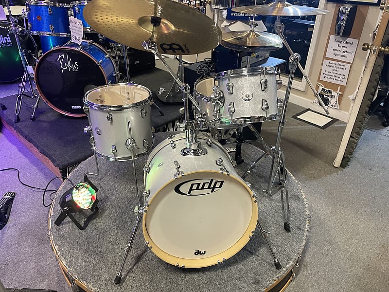 PDP "New Yorker" 4 piece drum set/hd/cymbals/throne 2021 - | Reverb