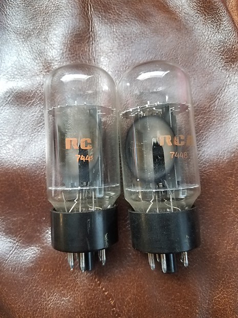 Pair of vintage USA RCA 6L6GC power tubes | Reverb