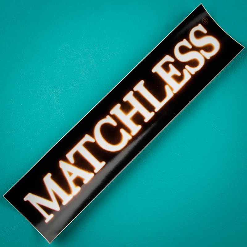MATCHLESS AMPLIFIERS STICKER INSANELY RARE LIMITED EDITION | Reverb