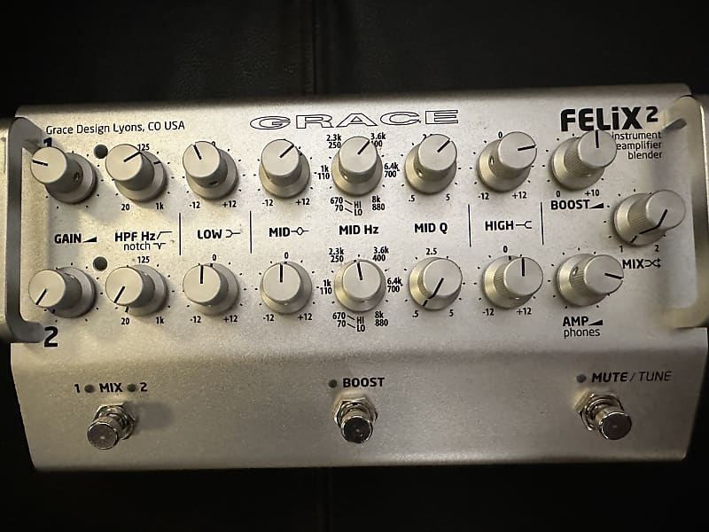 Grace Design FELiX 2 Instrument Preamp/Blender - Silver | Reverb