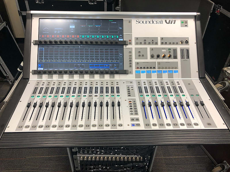 Soundcraft Vi1 32 Channel Digital Mixing Console w/ Roadcase | Reverb