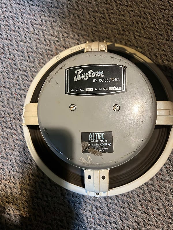 Altec Lansing 417 Diacone 16 Ohm 12" Speaker early 1970s | Reverb