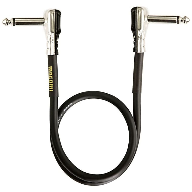 Mogami Gold Series 18" Instrument Patch Cable Pancake Style | Reverb
