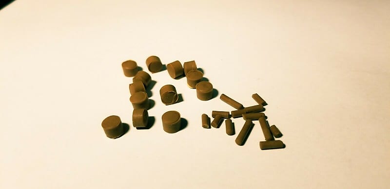 Django® Aged Clay Dot Inlay For Fender Stratocaster Or | Reverb UK