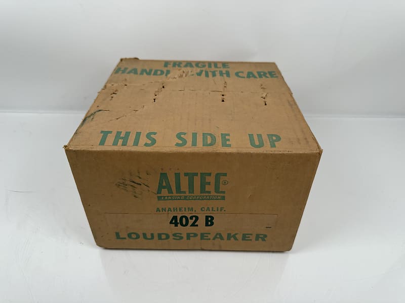 Vintage Altec Lansing 8” 402-B Speaker - Near NOS | Reverb UK