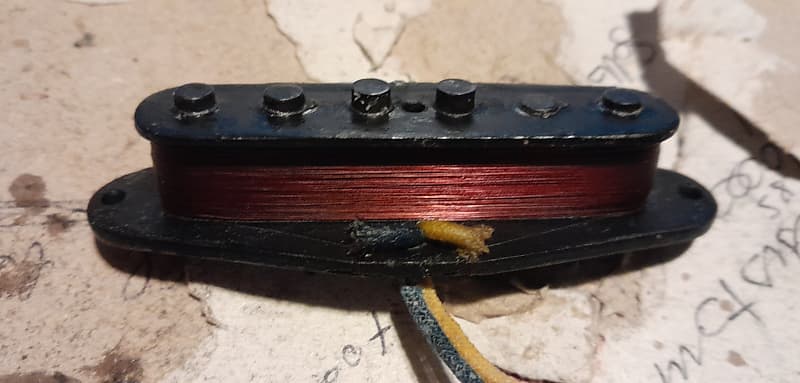 Rare' Black Bottom Fender Stratocaster 1966/67/68 - Pickup | Reverb