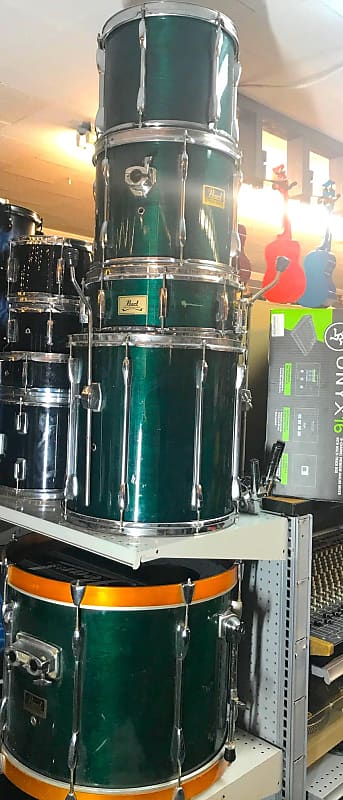 Pearl Export Series Drum Kit, With Snare and Throne | Reverb