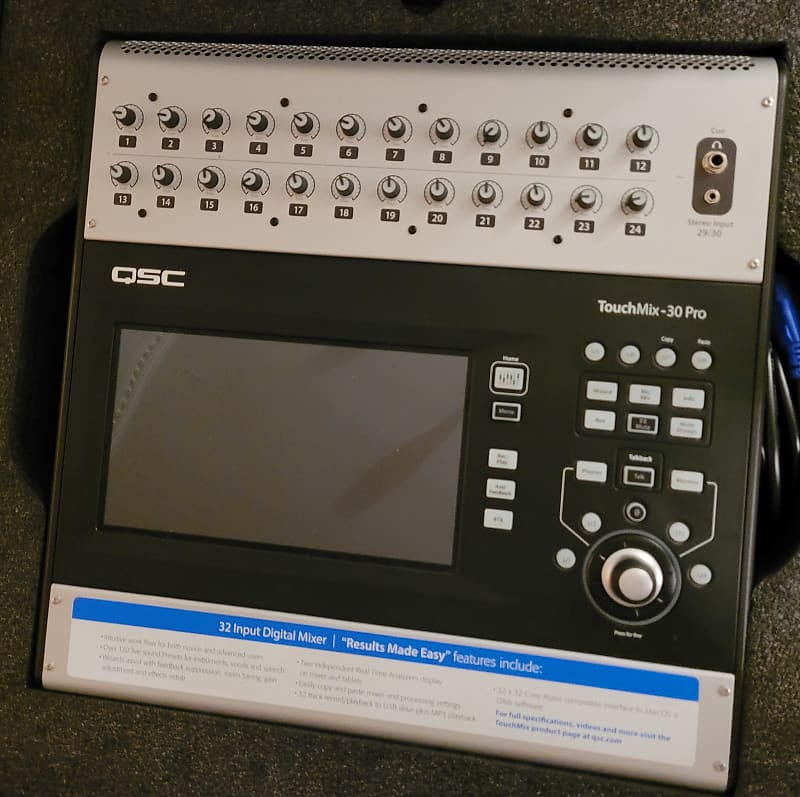 QSC TouchMix-30 Pro Touch Screen Compact Digital Mixer | Reverb