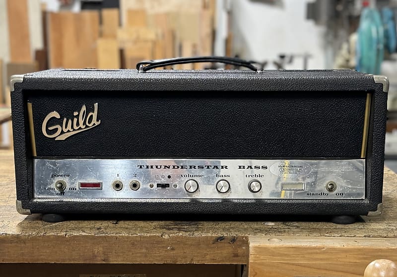 Vintage 1969 Guild ThunderStar Bass amp head | Reverb