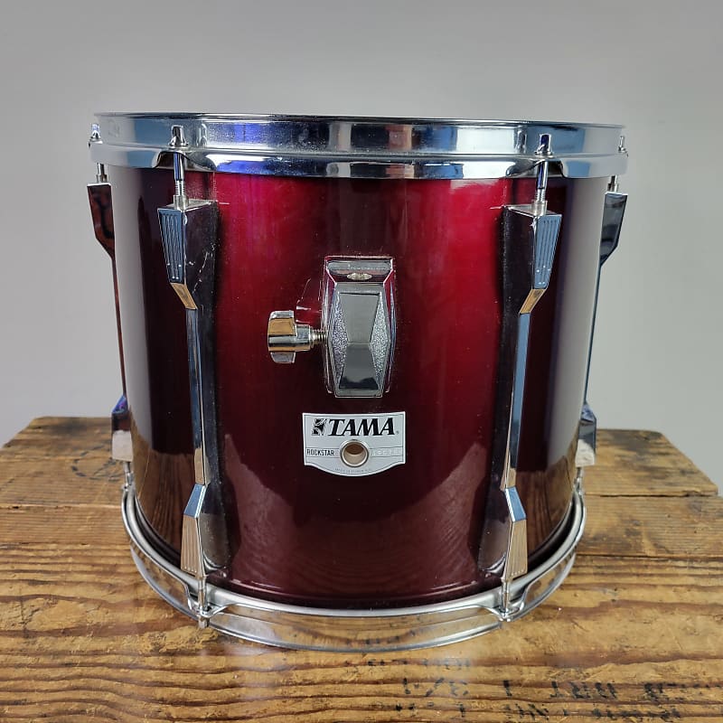 Tama Rockstar 13x10.5" Rack Tom - Wine Red | Reverb