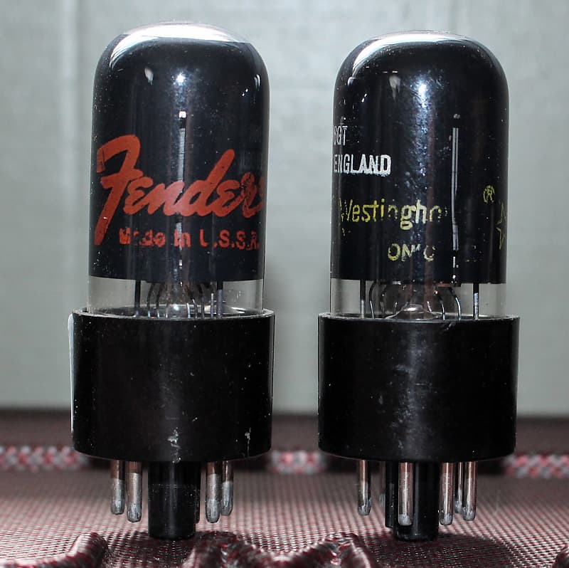 SOVTEK 6V6GTA REFLEKTOR 6P6S 6V6GT MATCH PAIR BLACK PLATE | Reverb