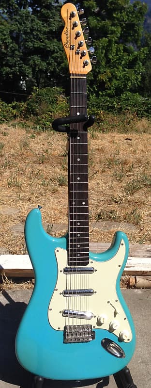 Chandler Joe Perry Strat 1990 Baby blue | Reverb