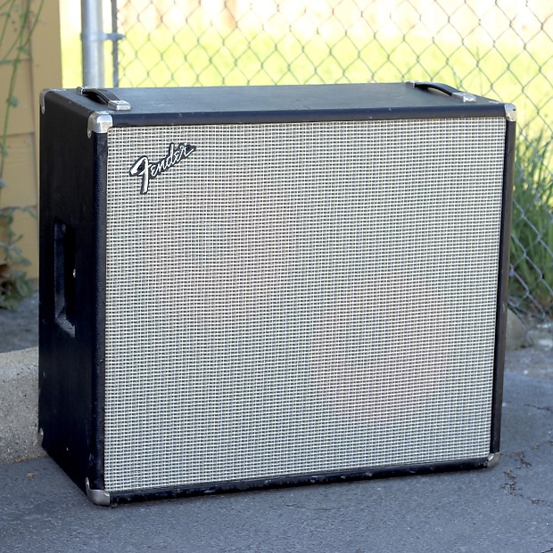 Vintage Fender 2x12 Speaker Cabinet | Reverb