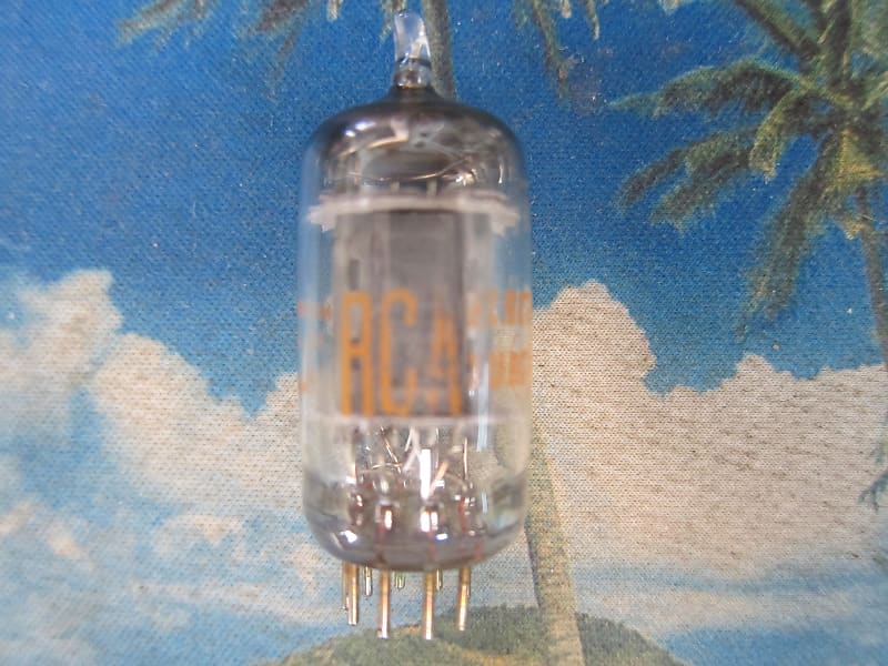 Vintage RCA 7247/12DW7 Preamp Driver Tube, Long Gray Plates, | Reverb